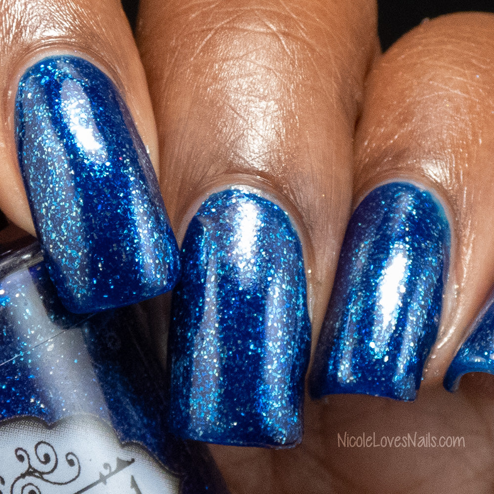 In Your Eyes - Blue Flake Nail Polish – NeVerMind Apothecary